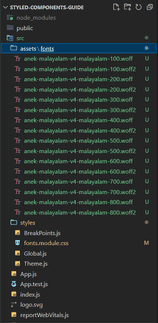 React Styled Components Folder Structure Best Practices for Scalable Application