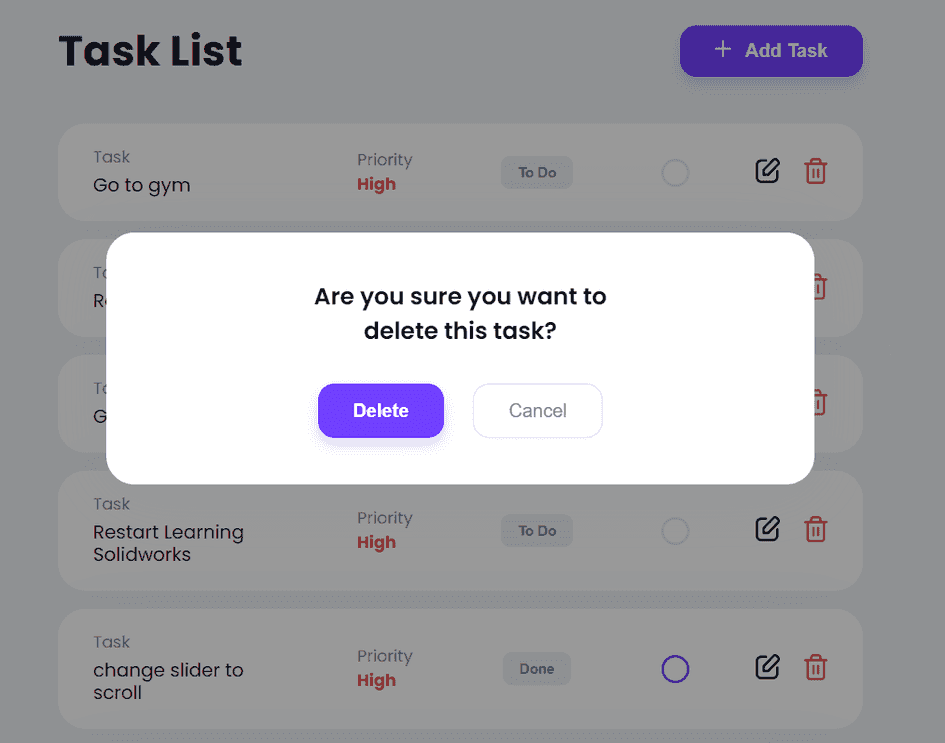 Reactjs Challenge 4 Crud Typescript Tasklist App